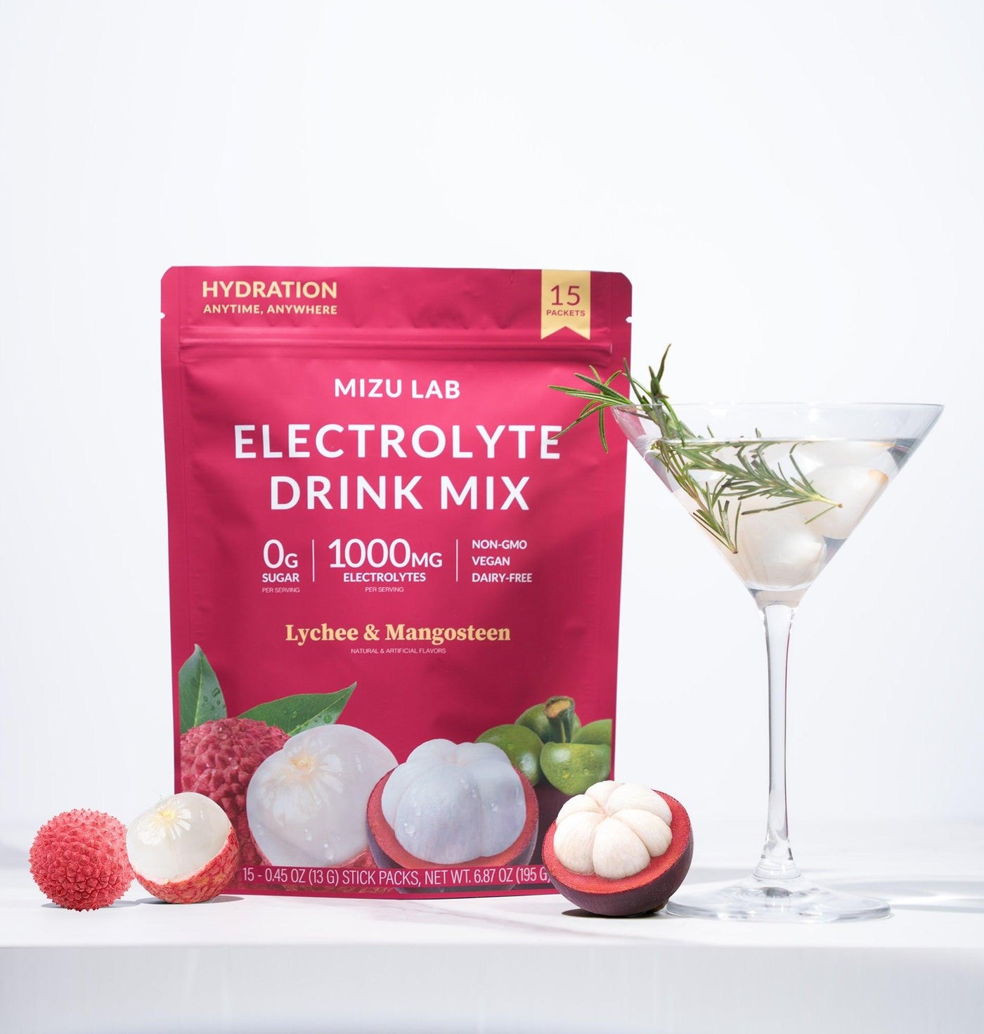 Lychee & Mangosteen Electrolytes | Zero Sugar